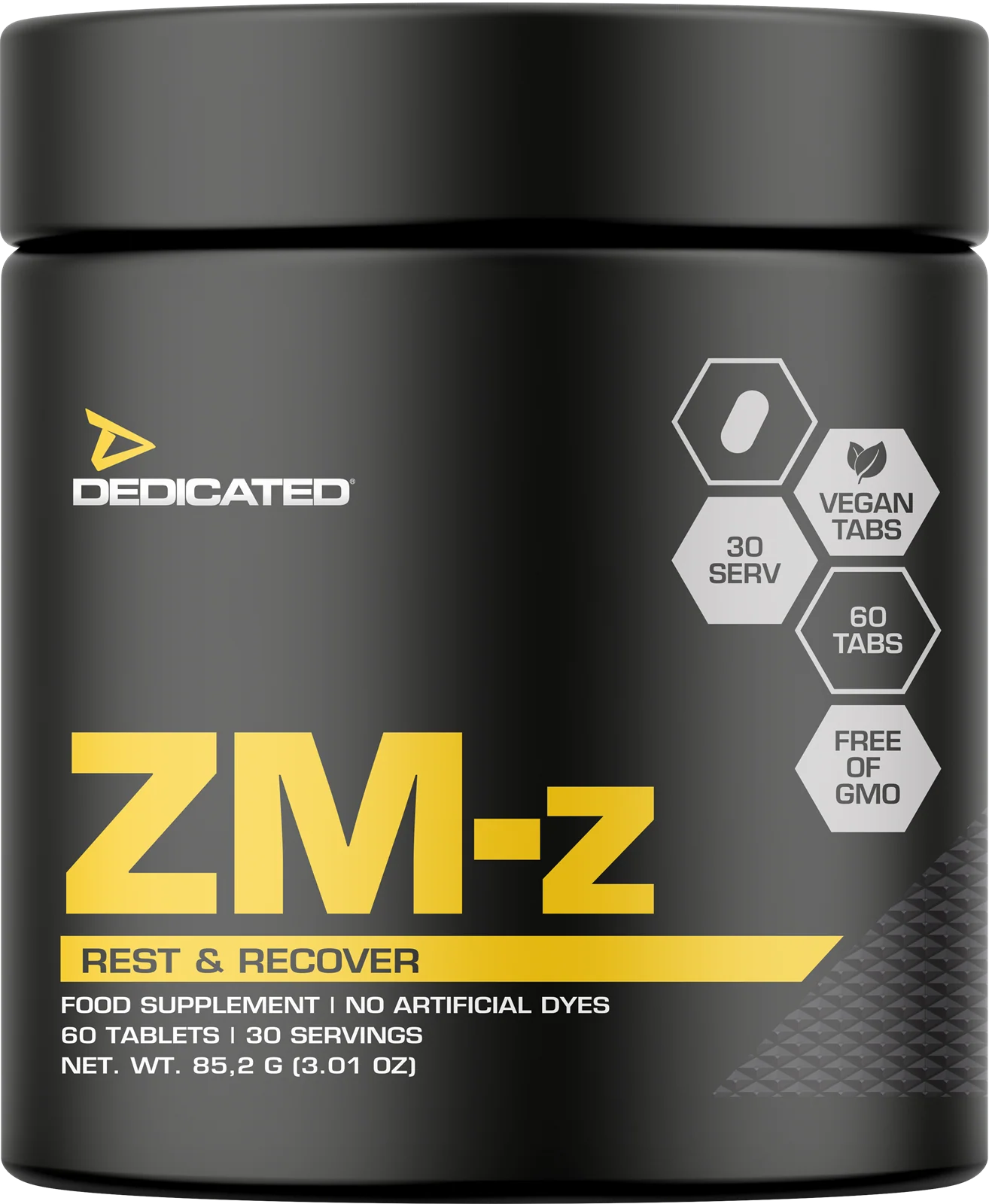 Dedicated Nutrition ZM-z - 60 tabs | BulkLab Nutrition